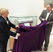 Professor Andrew Davies and Morriston's Head of Nursing Ceri Matthews ...