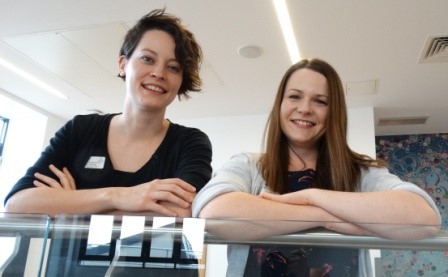 Cara Thomas and Rachel Deller - Swansea Bay University Health Board