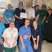 Ward Manager Sarah Fergusson and team, C4 Stroke ward, UHW - Cardiff ...