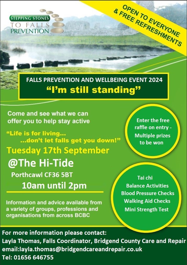 Falls Prevention & Wellbeing Event Poster (English) - Cwm Taf Morgannwg ...