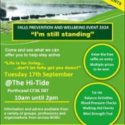 Falls Prevention & Wellbeing Event Poster (English) - Cwm Taf Morgannwg ...