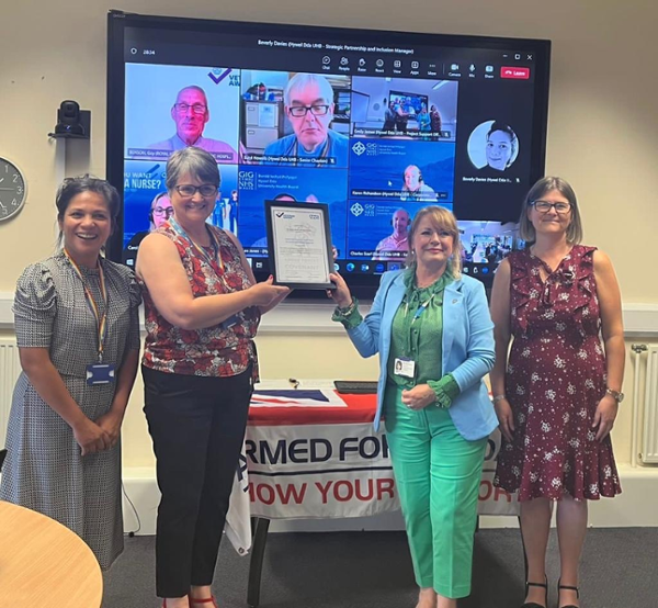 Veteran Aware status for Hywel Dda UHB - Hywel Dda University Health Board