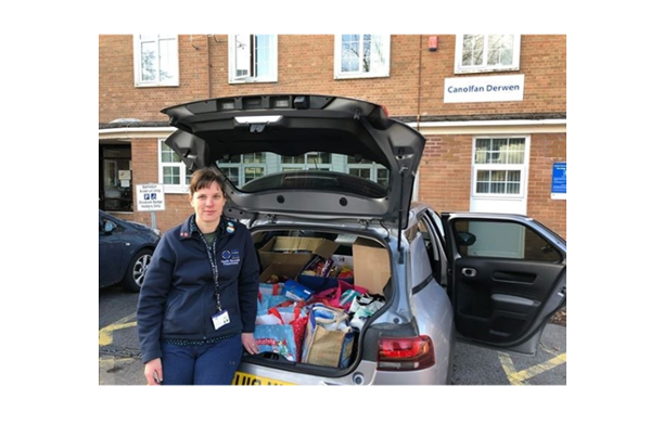 Thank you for food bank donations in memory of Kate Rees - Hywel Dda ...