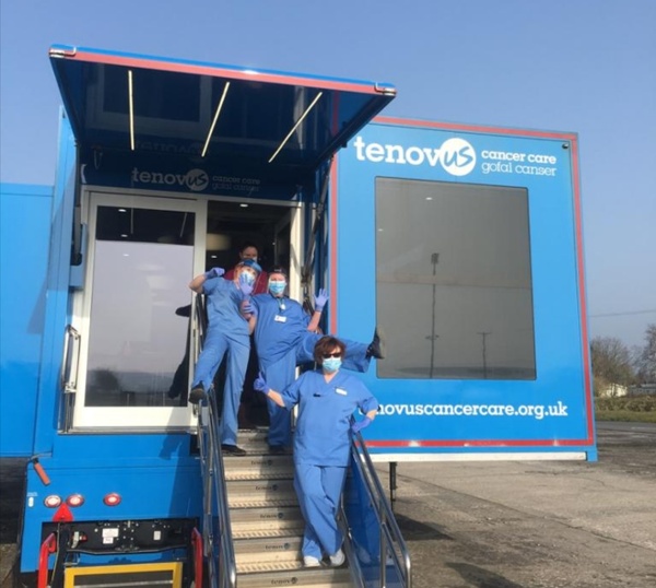 Tenovus Cancer Care's mobile support unit helps deliver COVID-19 ...