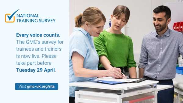 GMC National Training Surveys Now Live! - HEIW