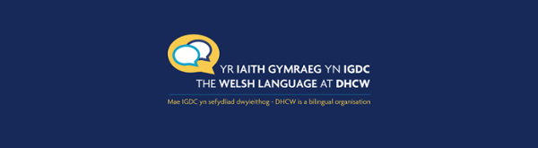 Welsh language DHCW - Digital Health and Care Wales