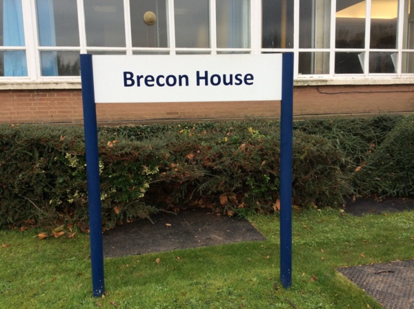 Brecon House Sign - NHS Wales Shared Services Partnership