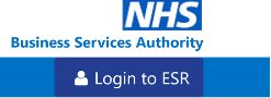 ESR login button - Public Health Wales