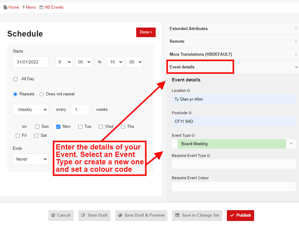 How Do I Add an Events Calendar - CMS Support