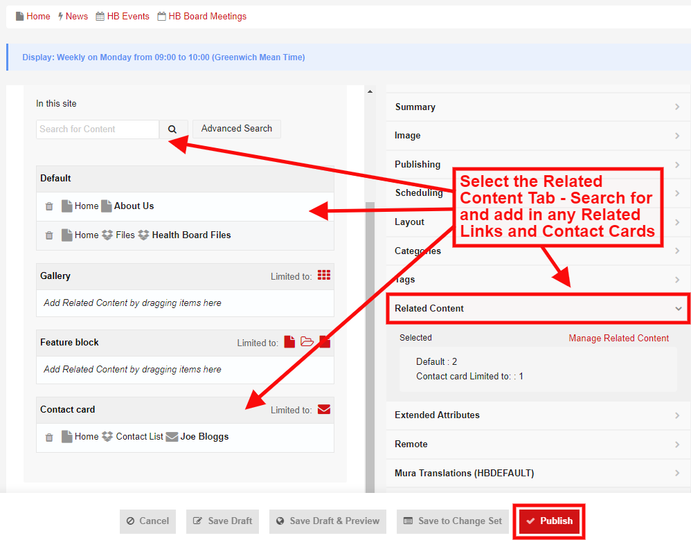 How Do I Add an Events Calendar - CMS Support