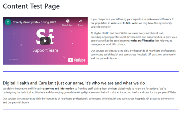 Horizontal Rule Overview - CMS Support