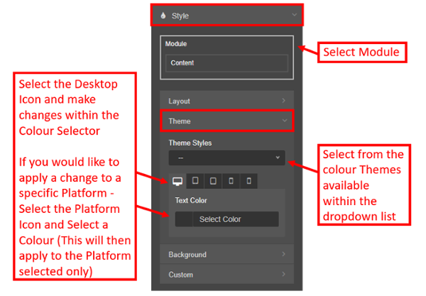 Plugin Style Tab Cms Support