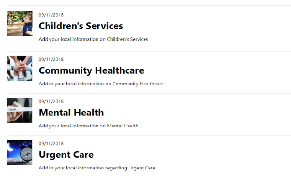 Collection Overview - CMS Support