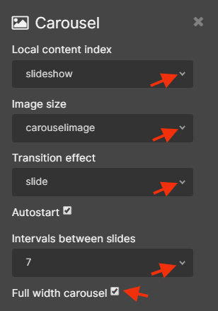How Do I Add a Carousel - CMS Support