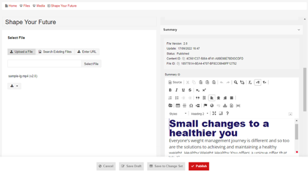How Do I Add Video Header 2 - CMS Support